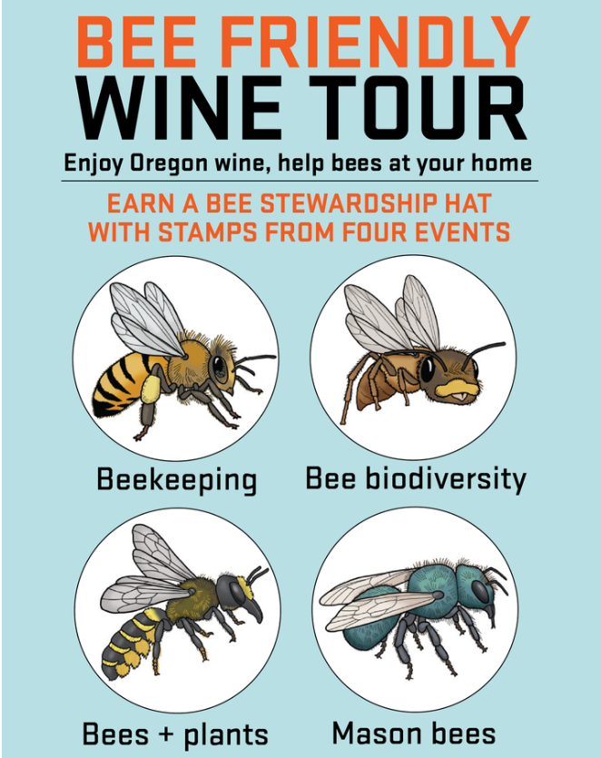 Bee Friendly Wine Tour- Garden Bee Tour