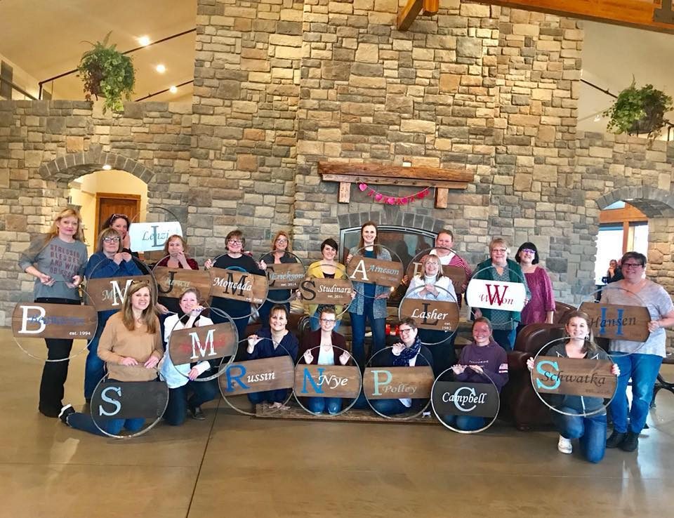 Paint and Sip Sign Party